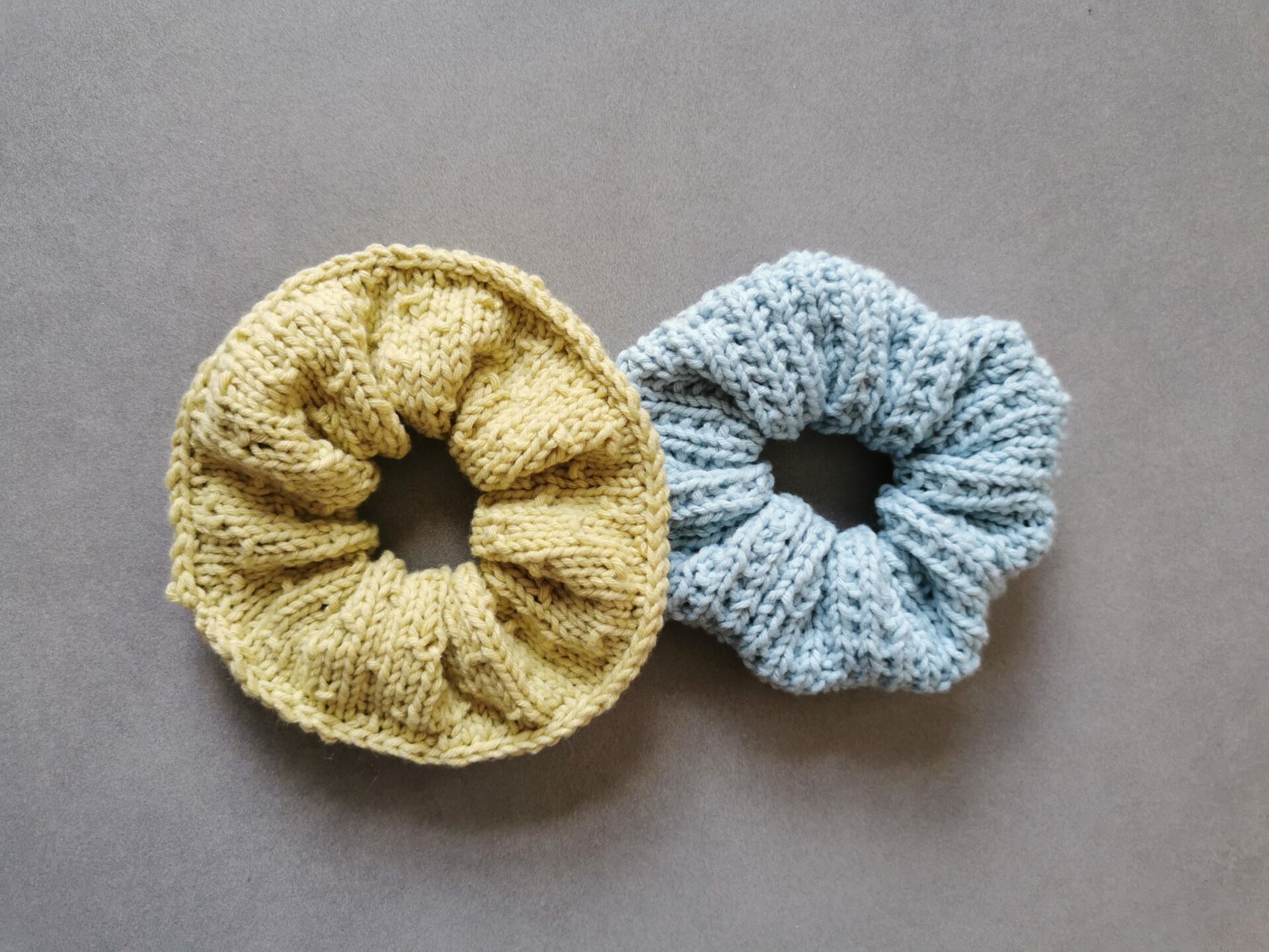 The perfect scrunchie recipe ! (Free knitting pattern) - Binge Tricot